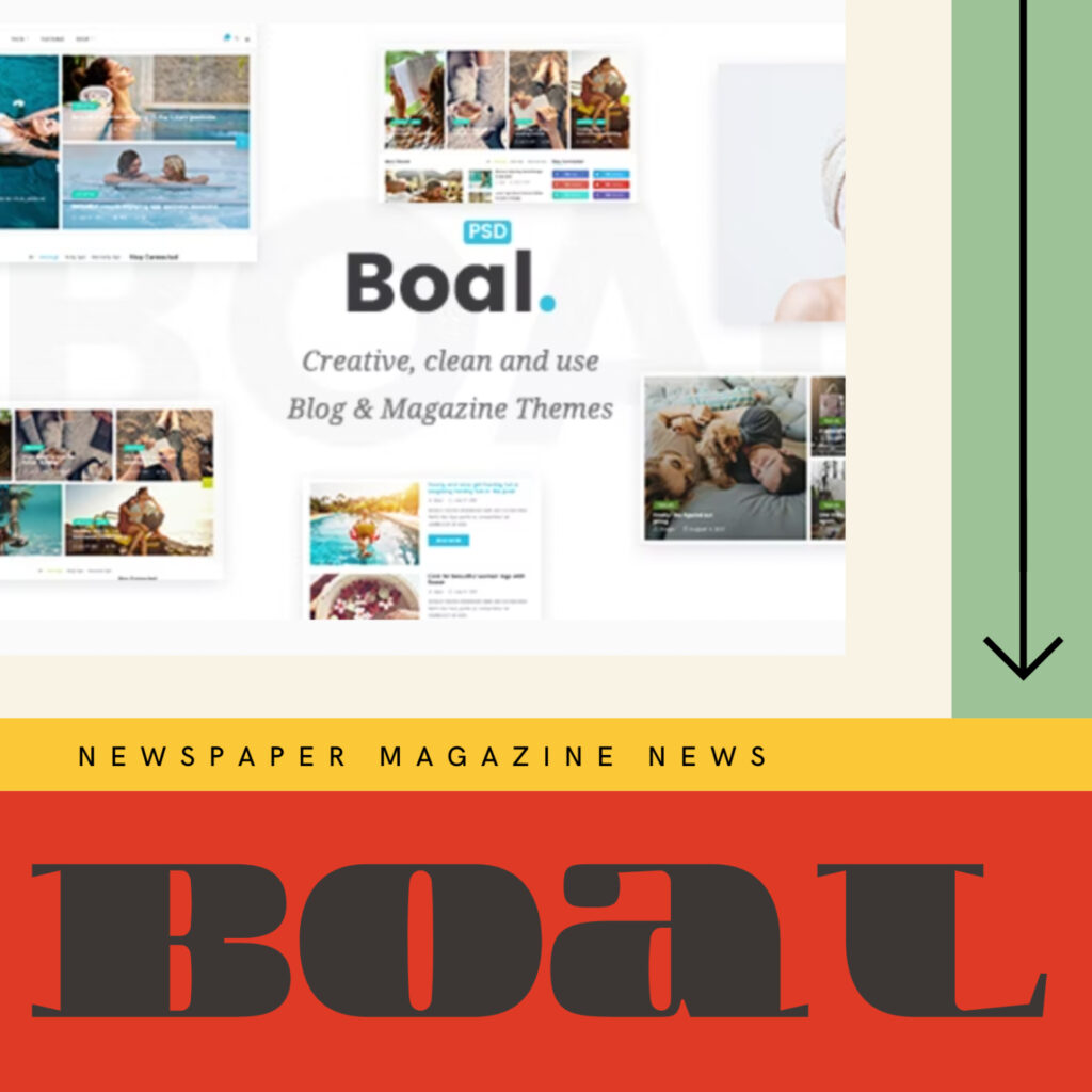 Boal - Newspaper Magazine News – MasterBundles