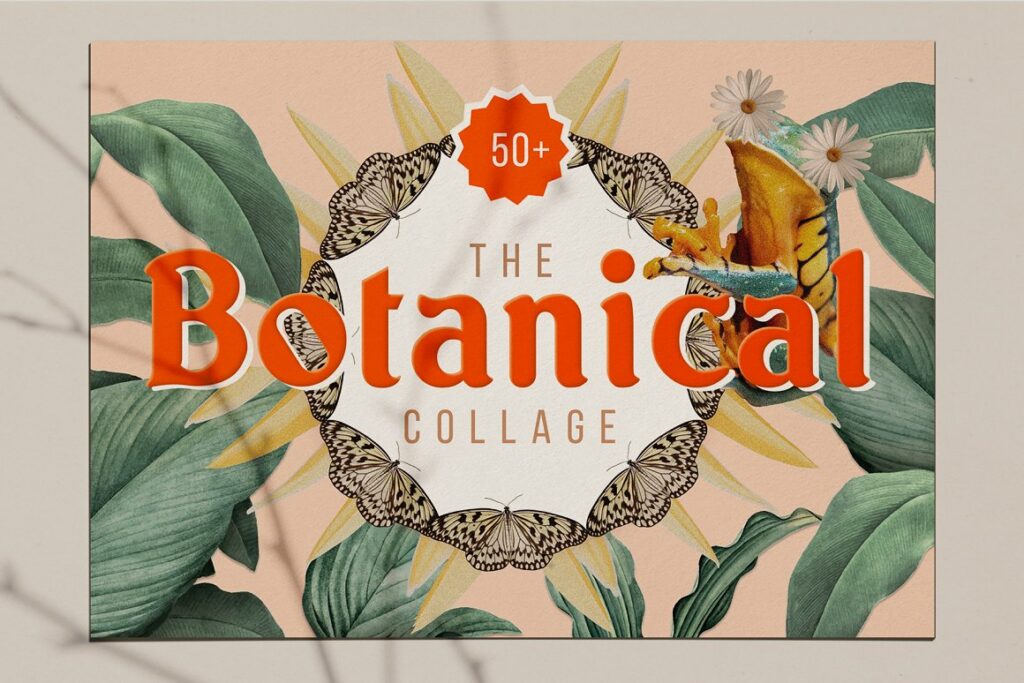 Botanical Collage Art Maker Elements – MasterBundles