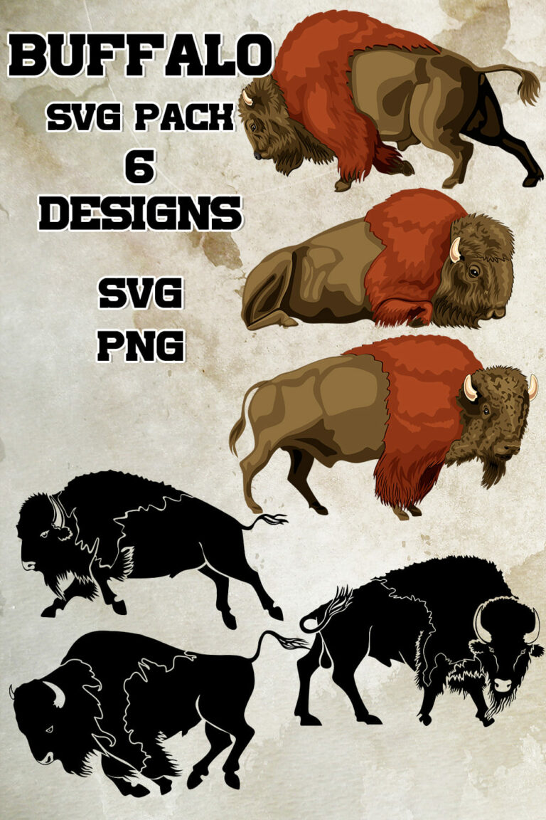 Buffalo SVG Designs – MasterBundles