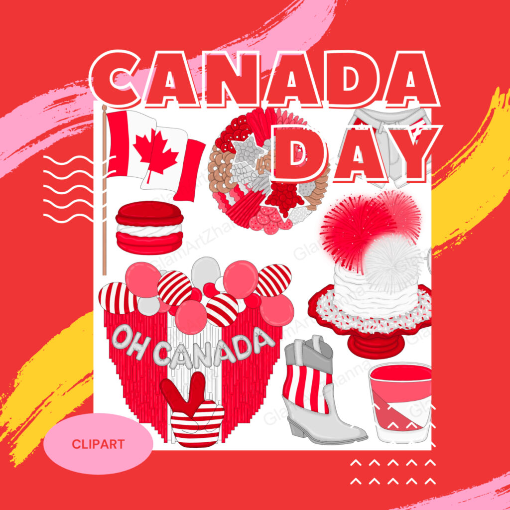 Canada Day Clipart | Master Bundles