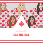 Canada Day Girls Clipart | Master Bundles