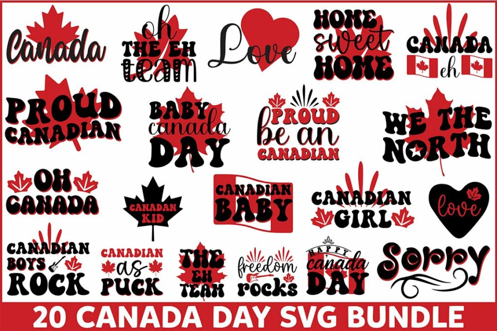 Canada Day SVG Bundle – MasterBundles