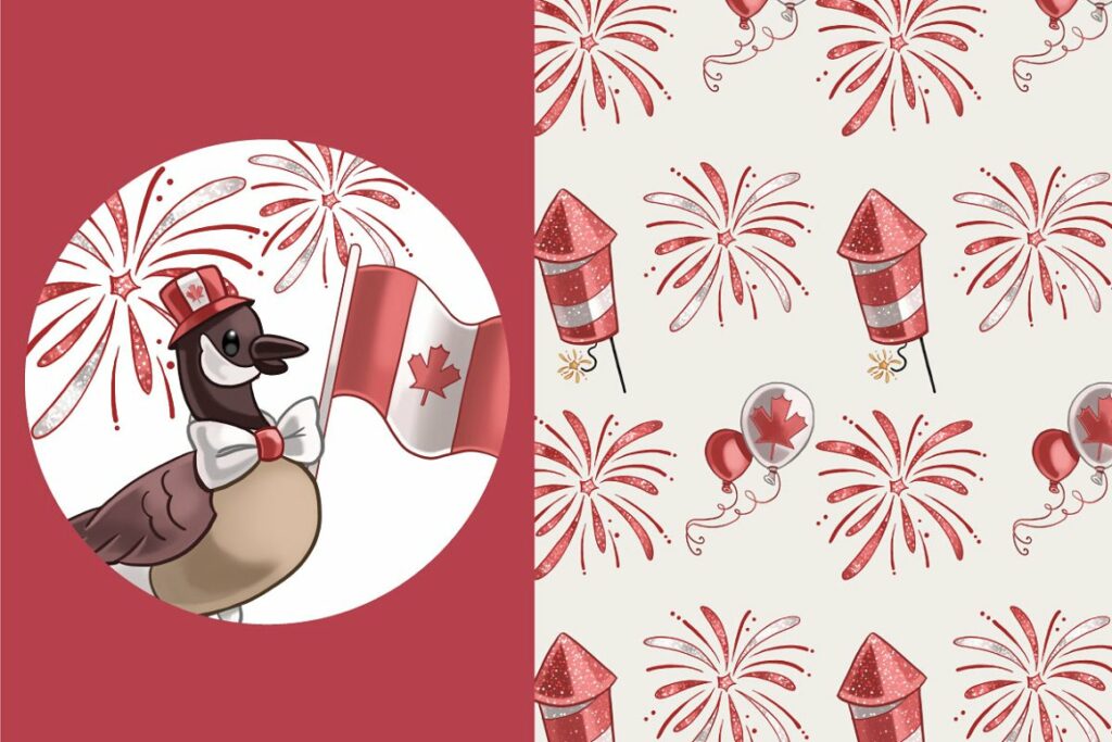 Canada Day Clipart: 22 Canadian Illustrations – MasterBundles