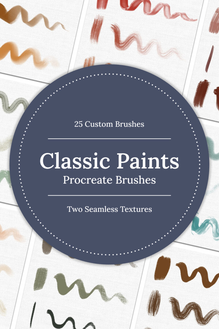 Classic Paints – Procreate Brushes – MasterBundles