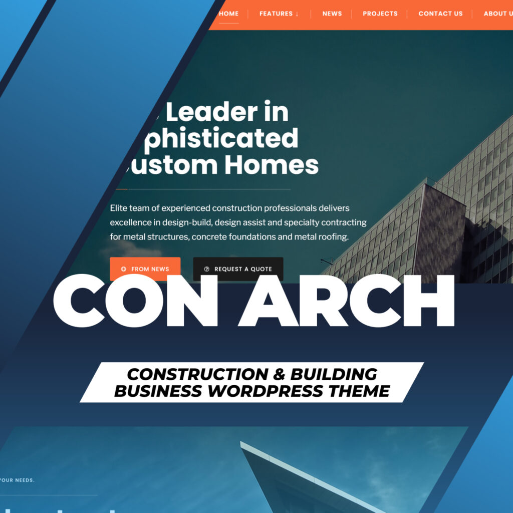 Con Arch - Construction & Building Business WordPress Theme – MasterBundles
