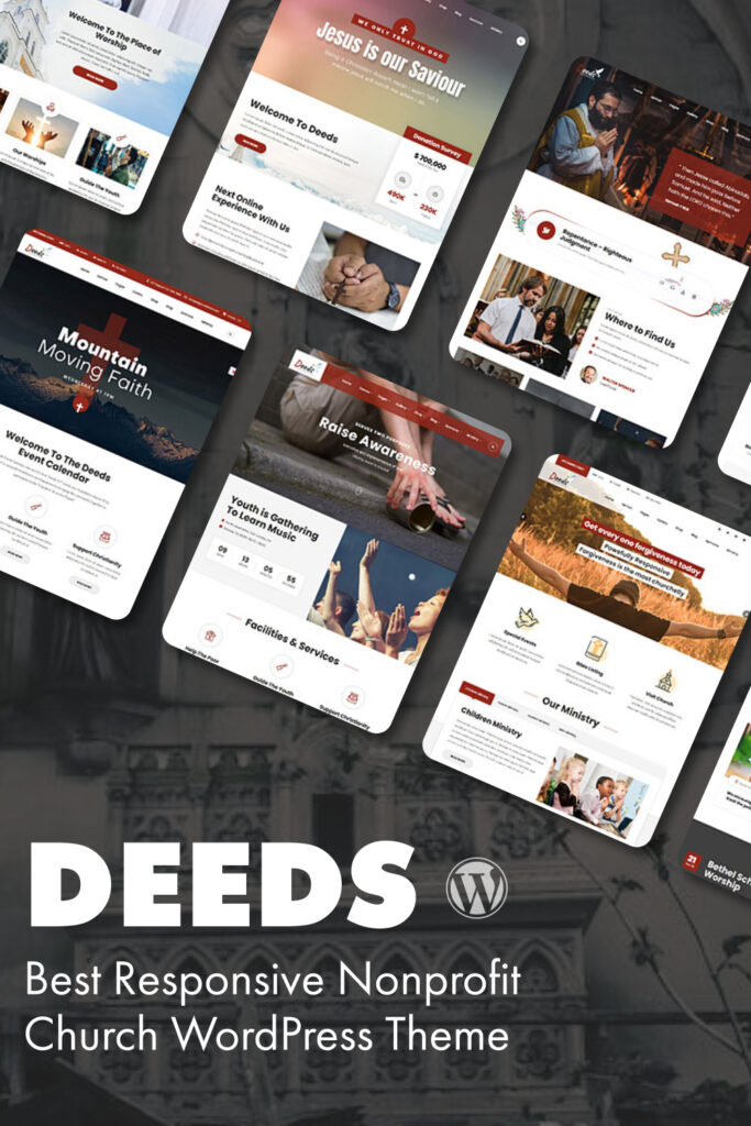 Deeds - Best Responsive Nonprofit Church WordPress Theme – MasterBundles