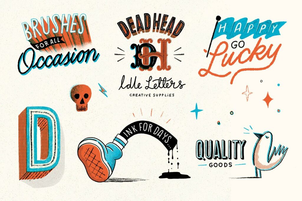Dead Head Procreate Brush Set – MasterBundles