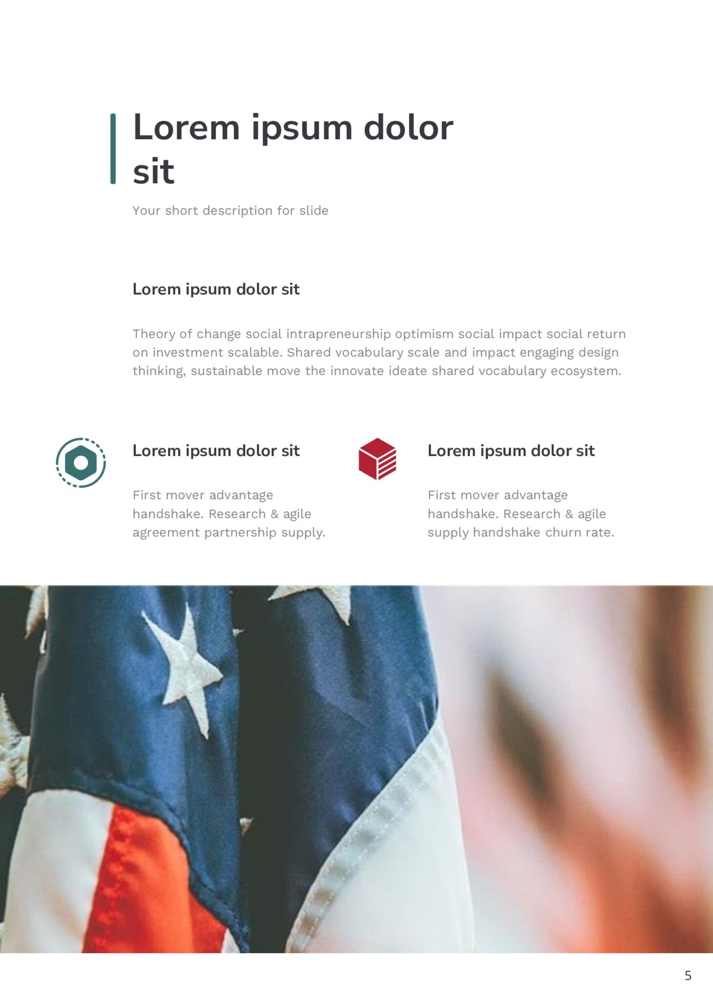 Memorial Day PowerPoint Template – MasterBundles