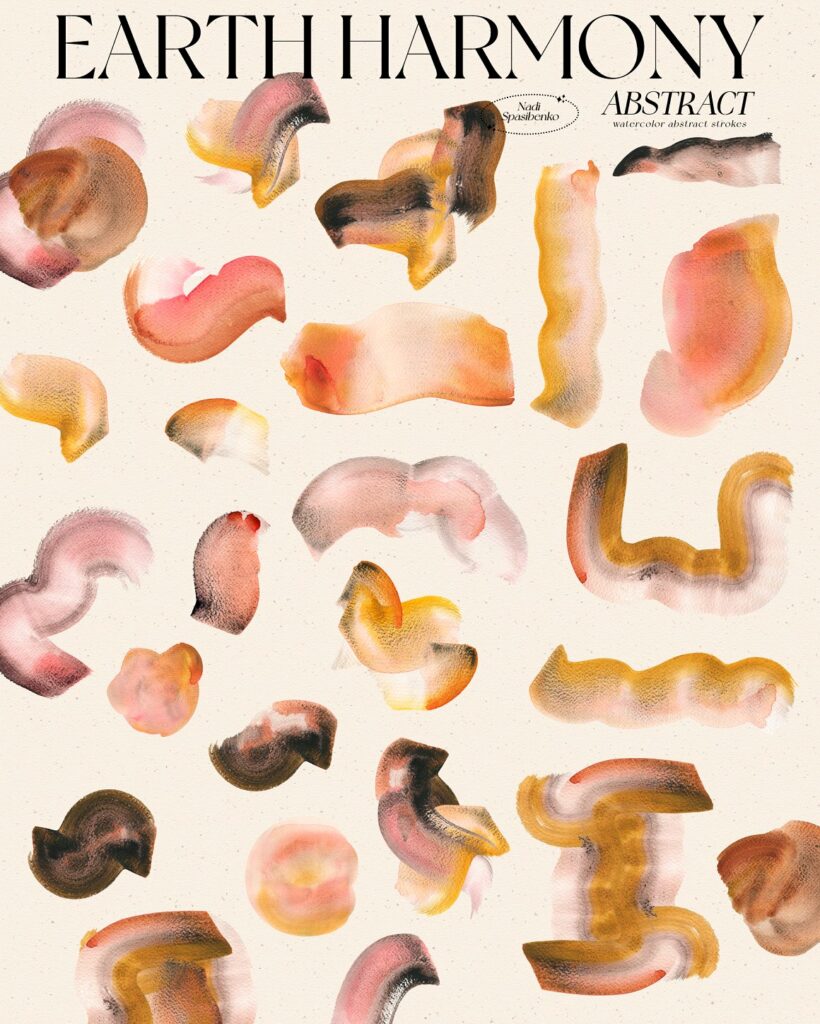 EARTH HARMONY || Abstract Set – MasterBundles