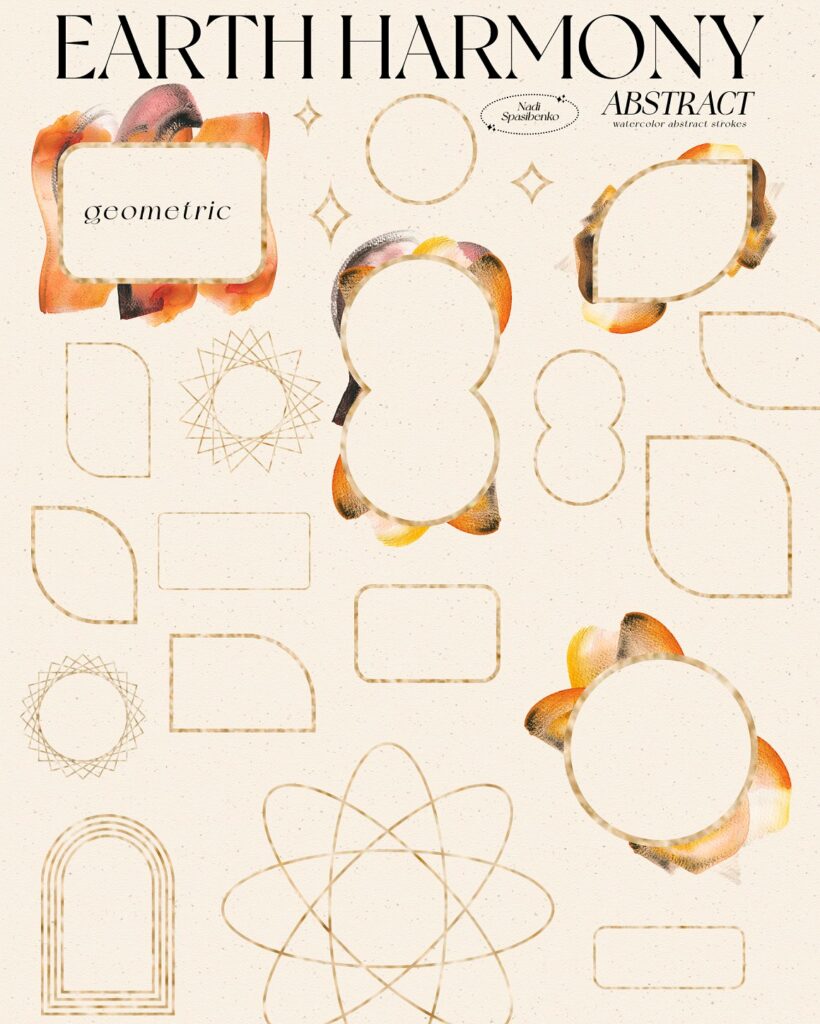 EARTH HARMONY || Abstract Set – MasterBundles