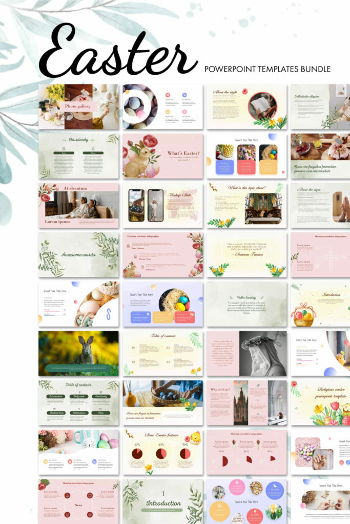Easter PowerPoint Templates Bundle – MasterBundles