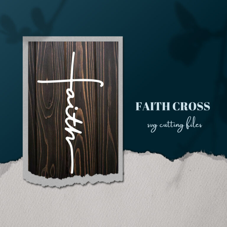 Faith Cross | SVG Cutting Files – MasterBundles