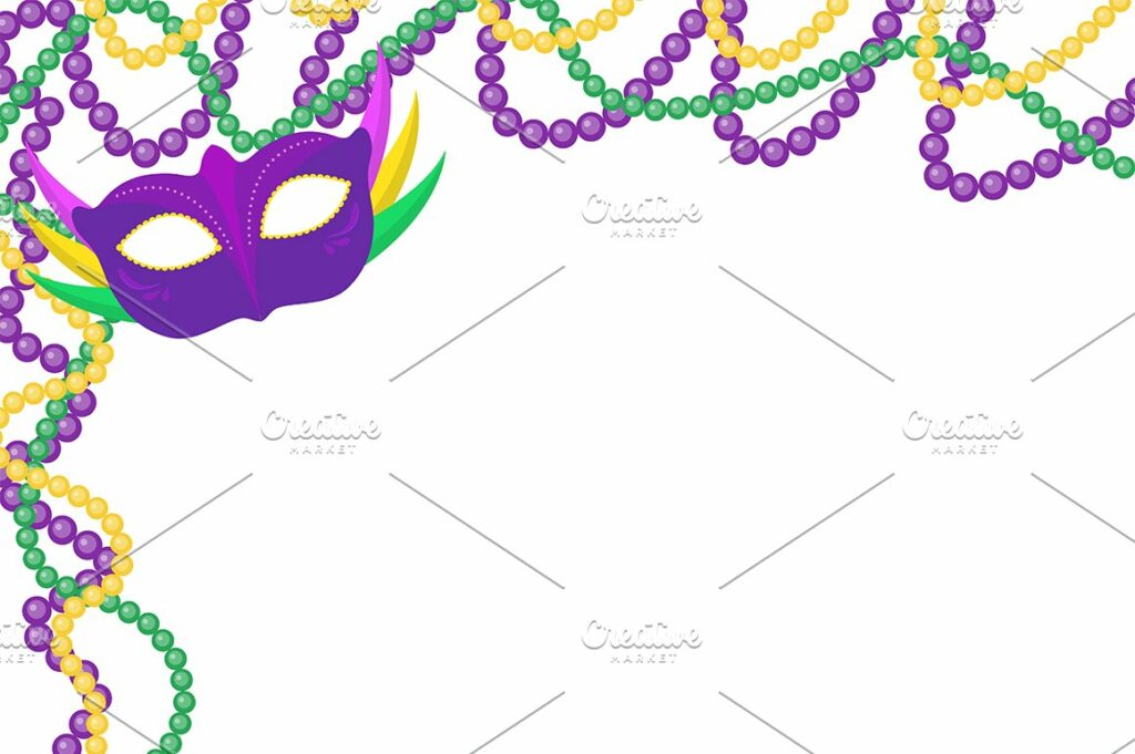 Mardi Gras Frame Set – MasterBundles