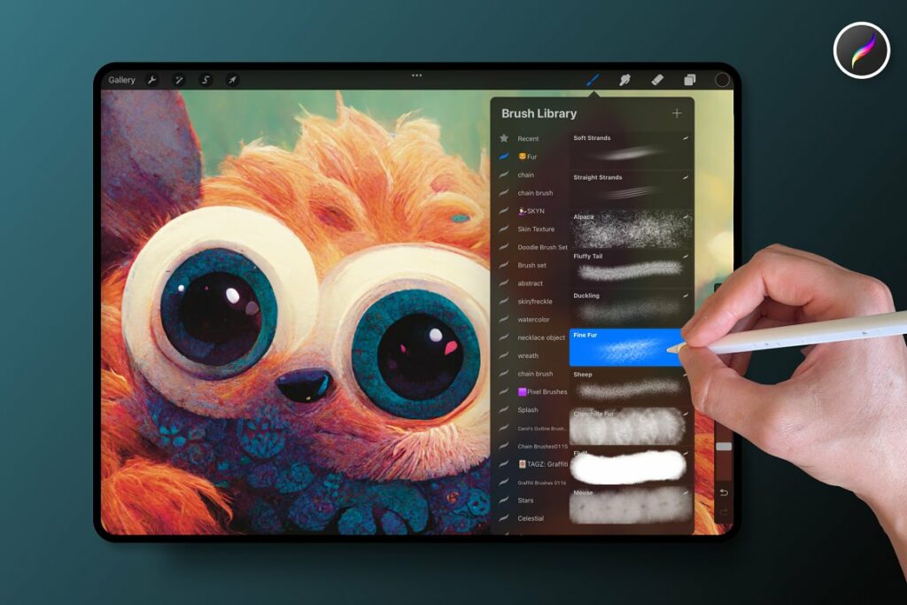 FUR Brushes Realistic Procreate Fur – MasterBundles