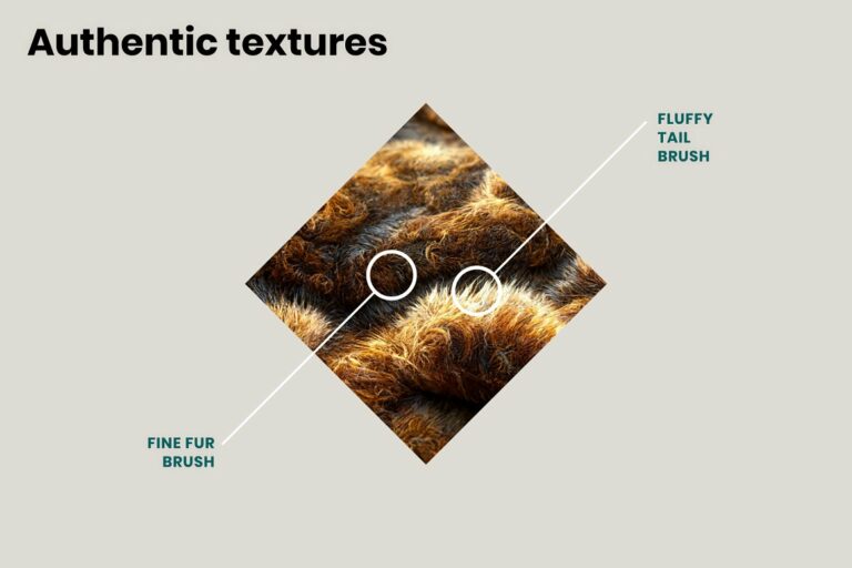 FUR Brushes Realistic Procreate Fur – MasterBundles