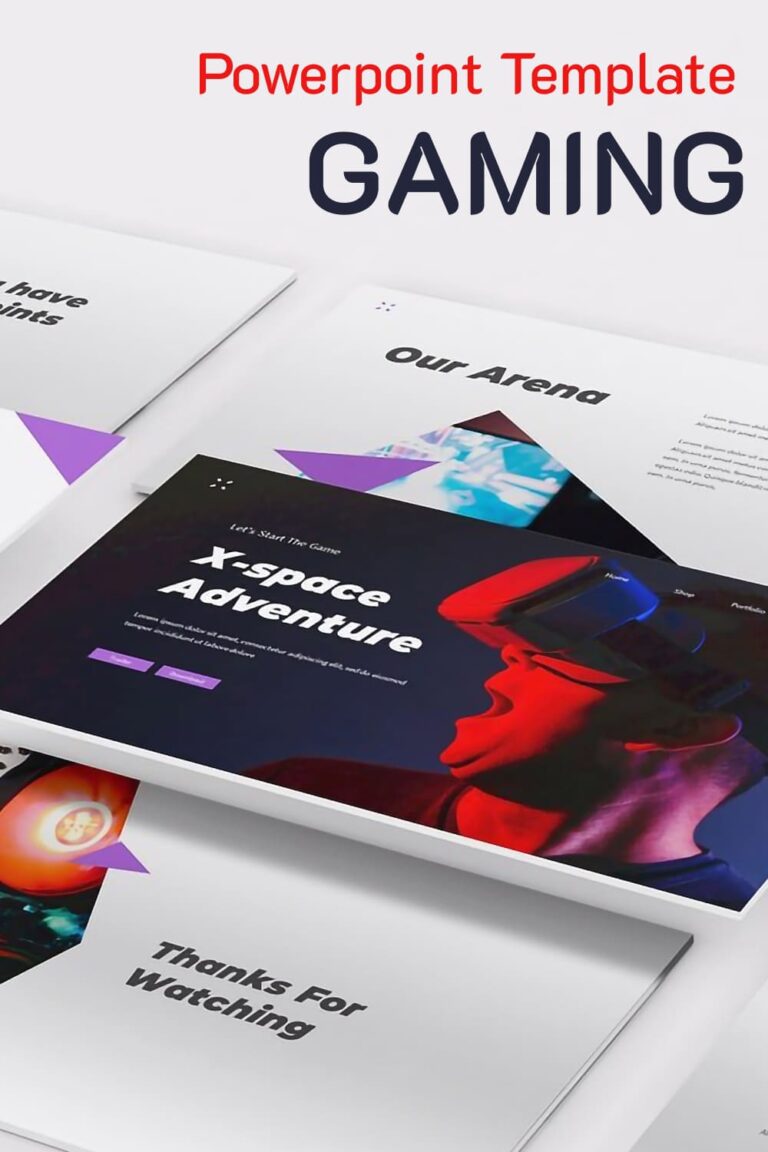 Gaming Powerpoint Template – MasterBundles