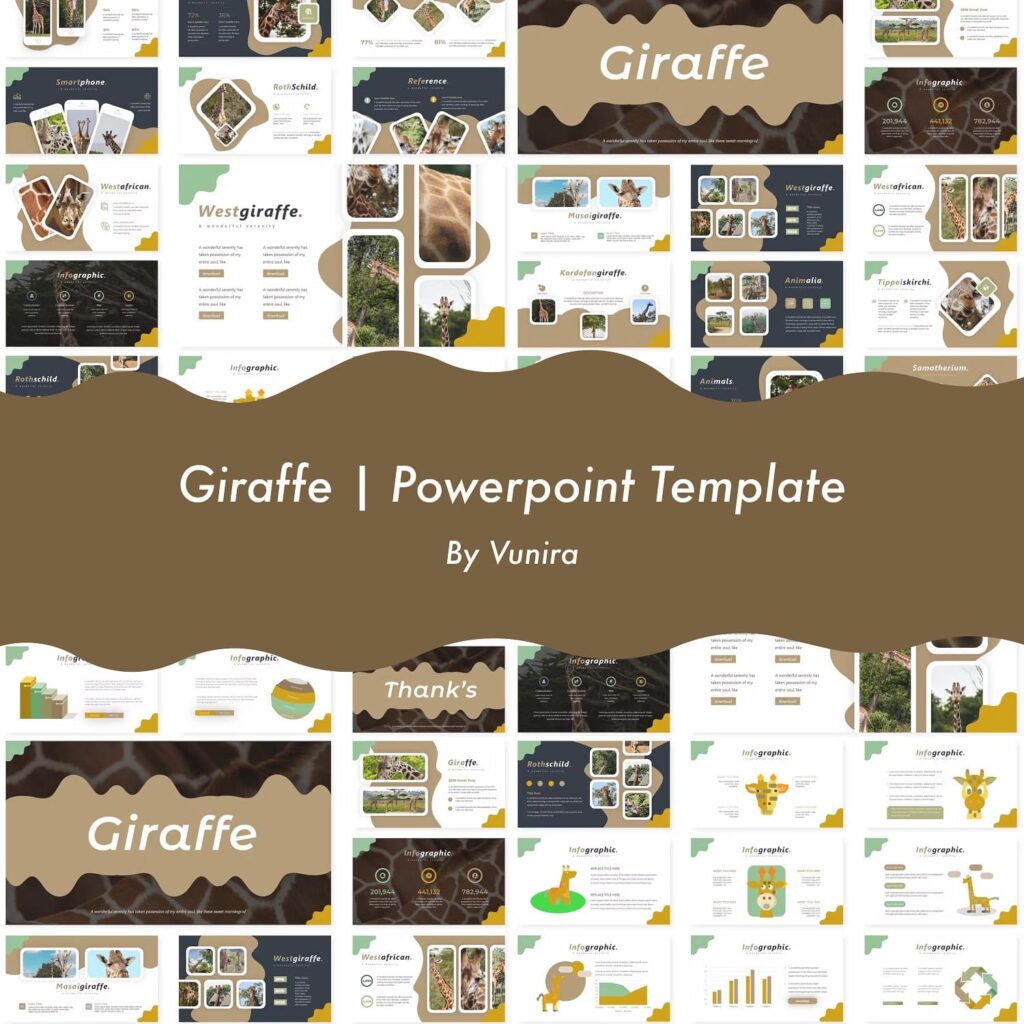 Giraffe | Powerpoint Template – MasterBundles