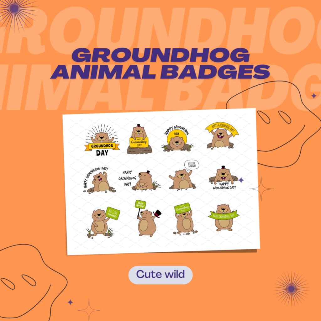 GroundHog Day Clipart + SVG – MasterBundles