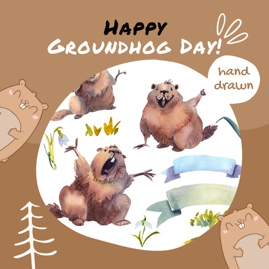 GroundHog Day Clipart + SVG – MasterBundles