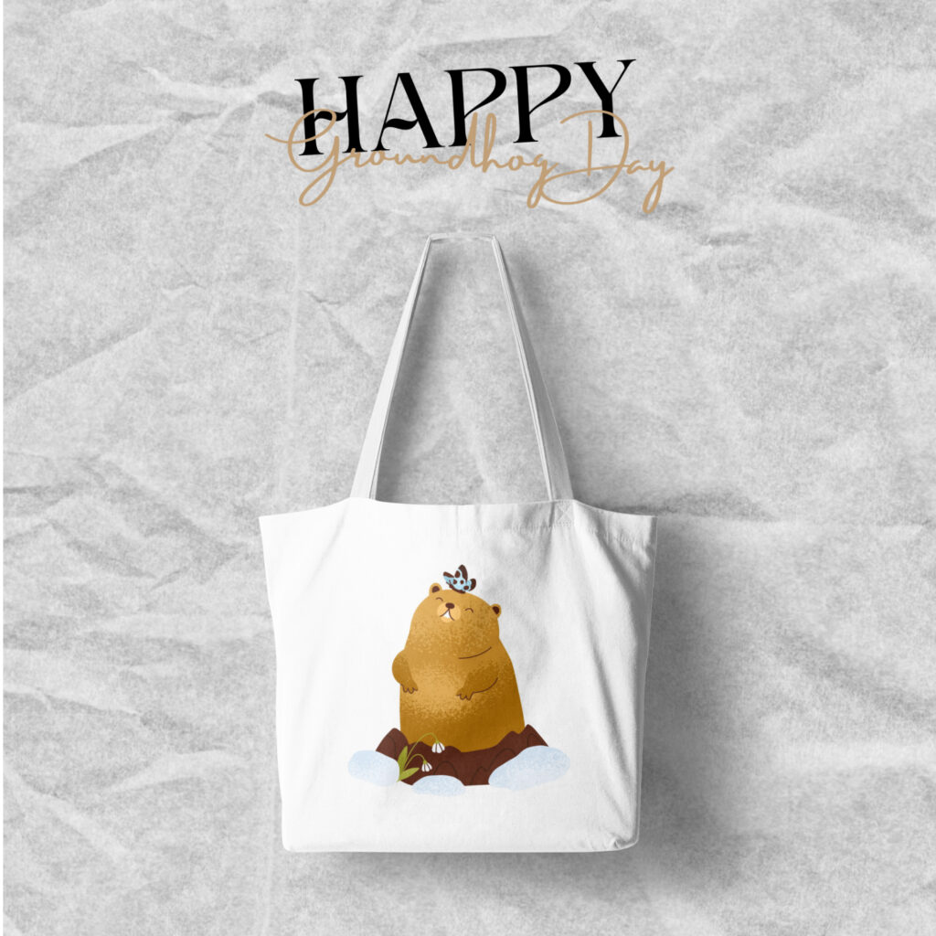Happy Groundhog Day Clipart | Master Bundles