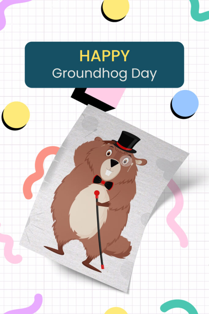 Happy Groundhog Day Clipart – MasterBundles