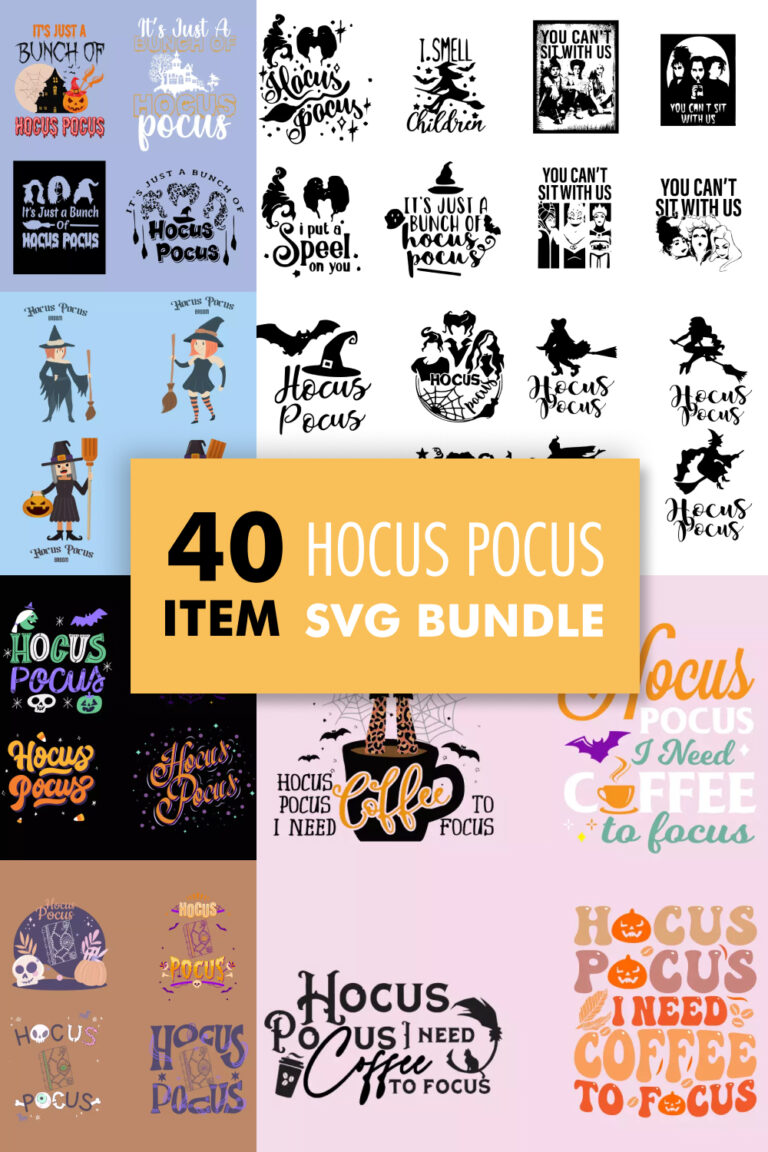 Hocus Pocus SVG Files Bundle – MasterBundles