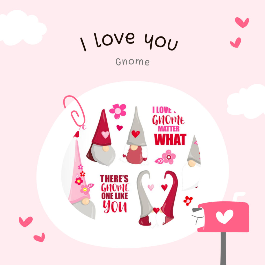 I Love You Gnome – MasterBundles