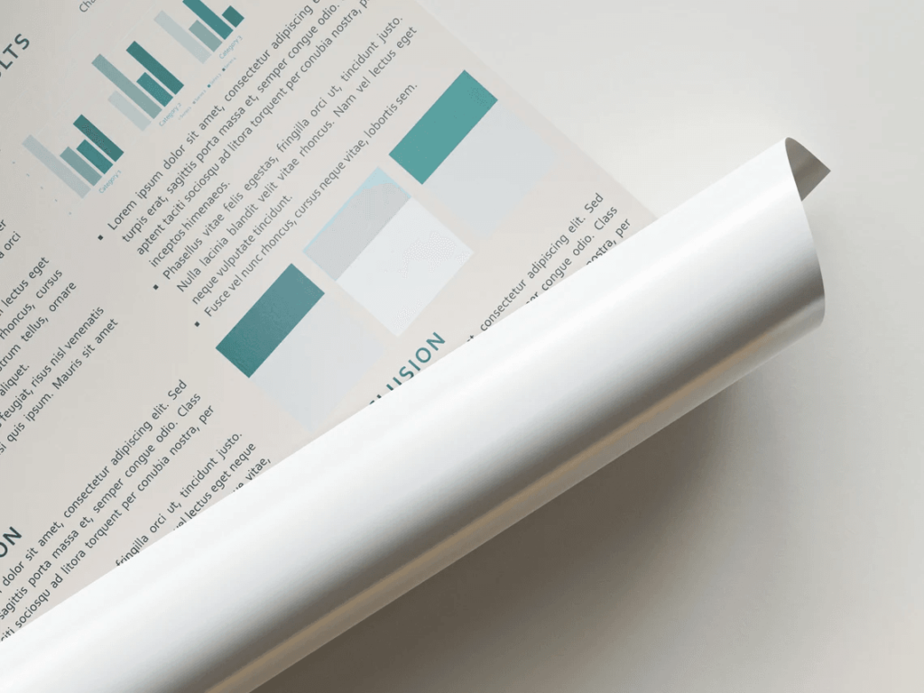 Scientific Poster Template In Powerpoint Warm Blue Academic Or Research ...