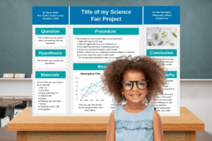 Science Fair Poster Template - Design For A 48x36" Display Board ...