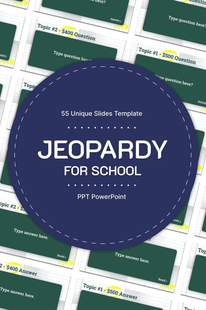 Jeopardy for School PPT PowerPoint – MasterBundles