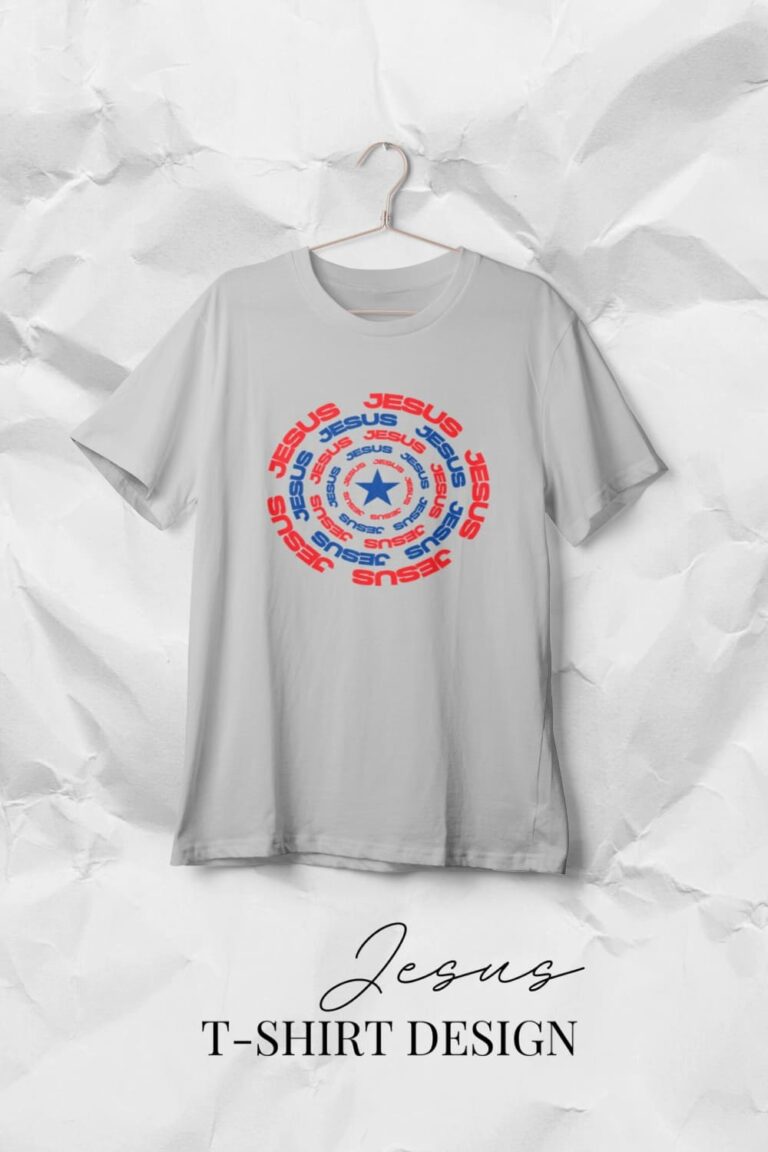 Jesus T-Shirt Design – MasterBundles