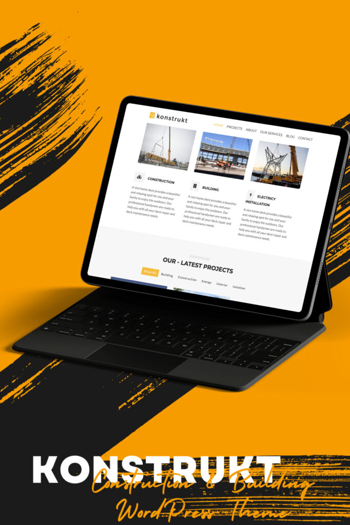 Konstrukt - Construction & Building WordPress Theme – MasterBundles