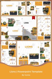 Lions Powerpoint Template – MasterBundles