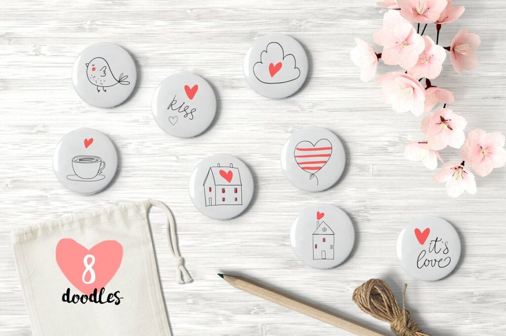 Happy Valentines Day. Love cards. – MasterBundles