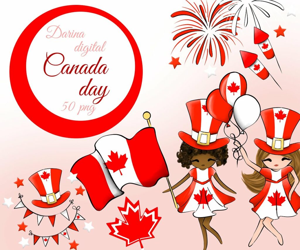 Canada Day Clipart – MasterBundles