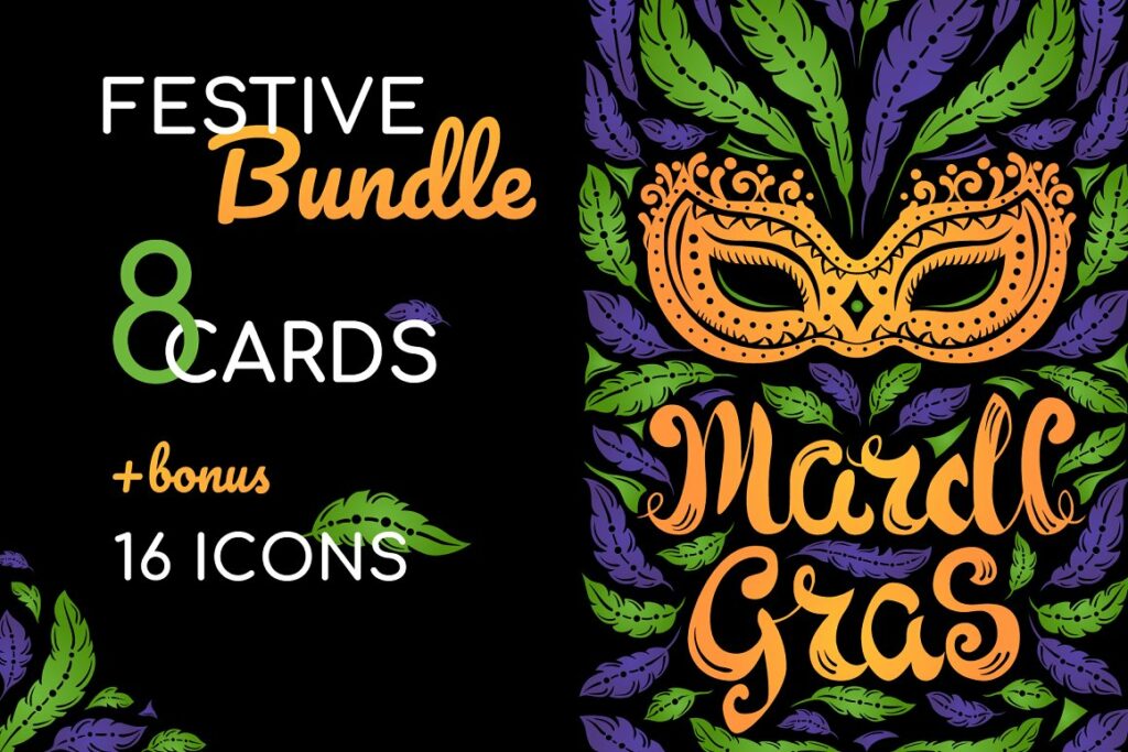 Mardi Gras Celebration Elements – MasterBundles