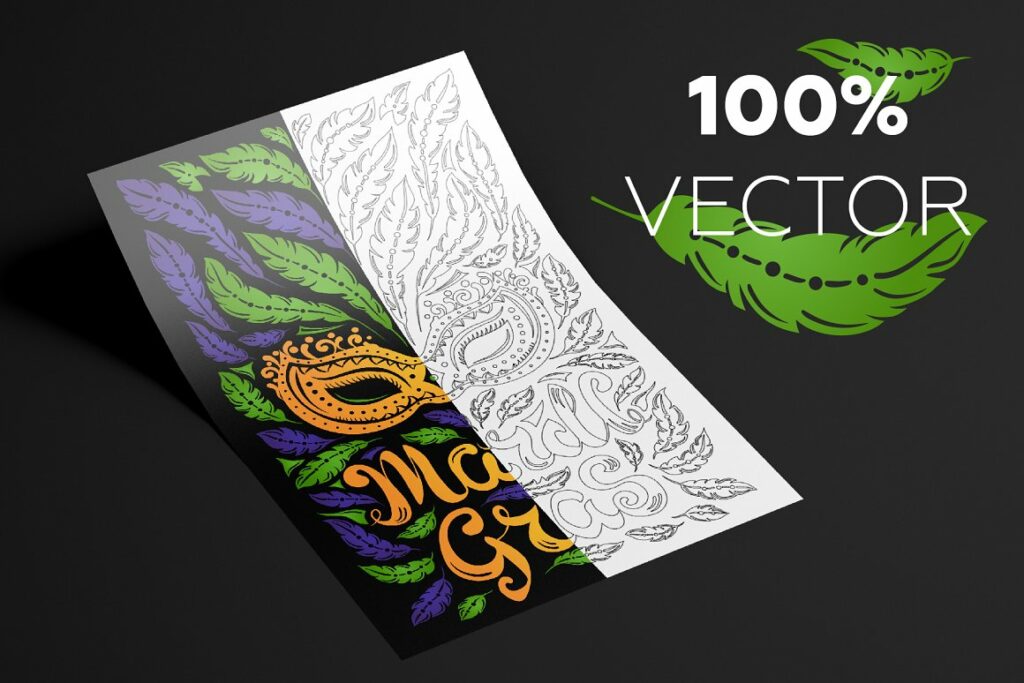 Mardi Gras Celebration Elements – MasterBundles
