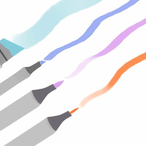 Sketch Markers For Procreate | MasterBundles