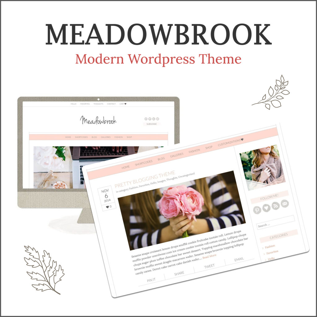 Meadowbrook - Modern Wordpress Theme – MasterBundles