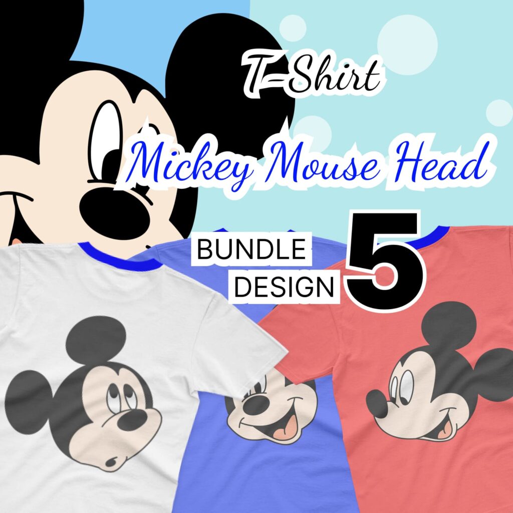 Mickey Mouse SVG T-shirt Designs Bundle – MasterBundles