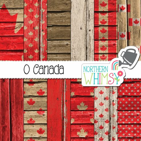 Canada Day Wood Textures – MasterBundles