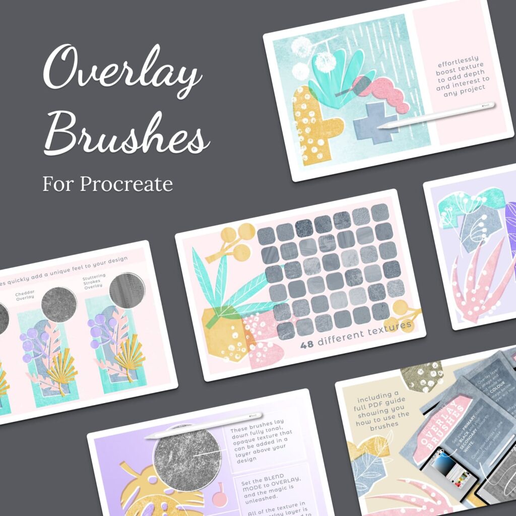 Overlay Brushes for Procreate – MasterBundles