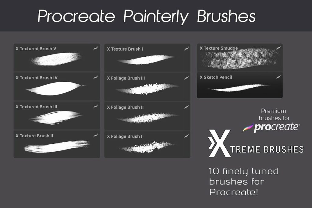 Procreate Texture Brushes BUNDLE! – MasterBundles