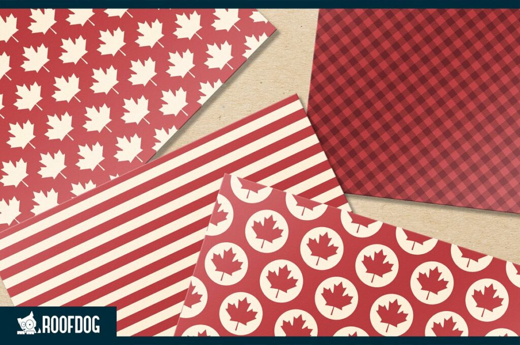 Canada Themed Digital Backgrounds – MasterBundles