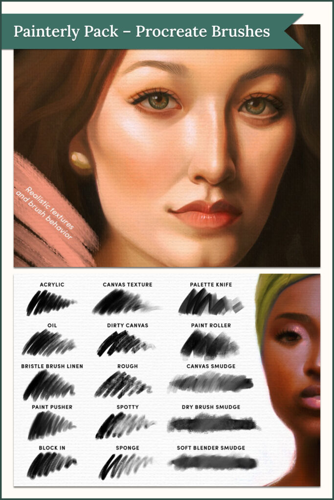 Painterly Pack – Procreate Brushes – MasterBundles