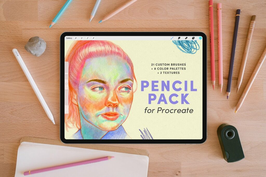Pencil Pack – Procreate Brushes – MasterBundles