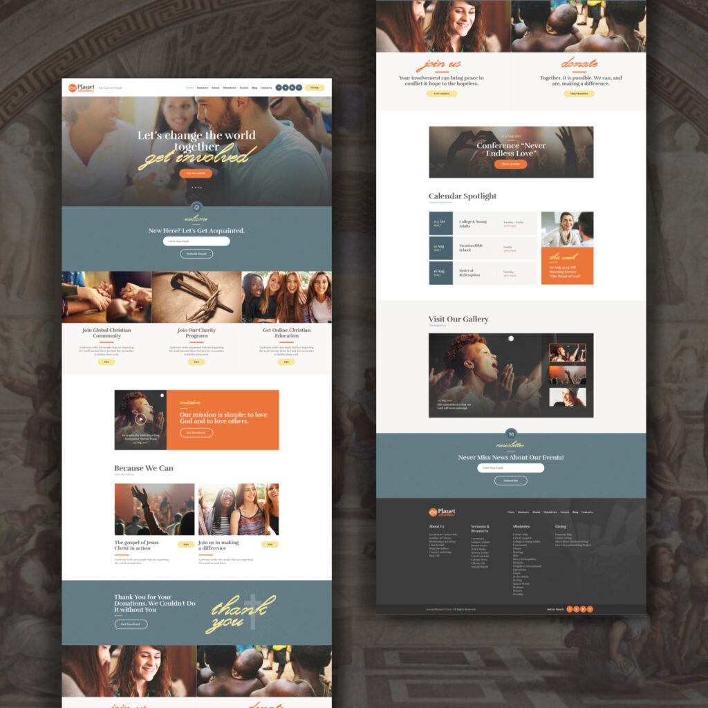 Planet Shakers | Church & Religion WordPress Theme – MasterBundles