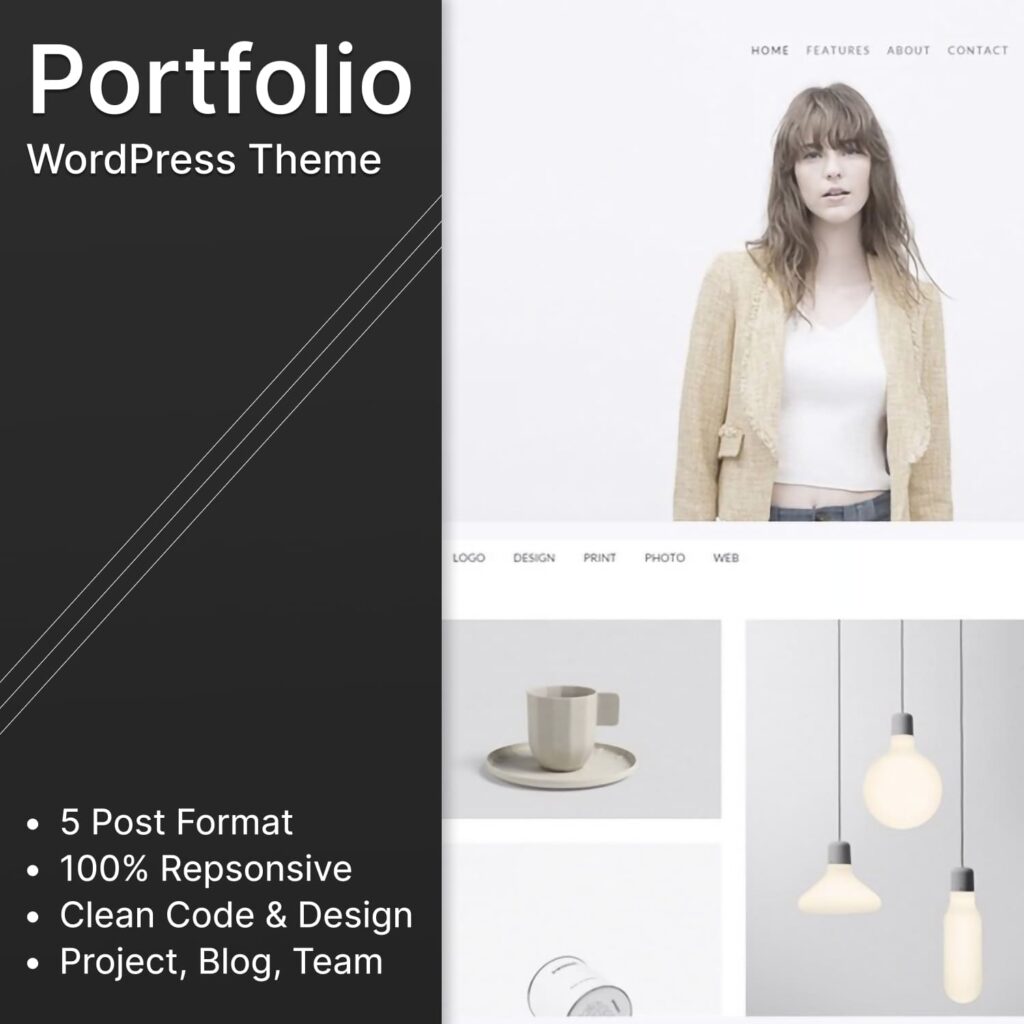 Milo - Portfolio WordPress Theme | MasterBundles
