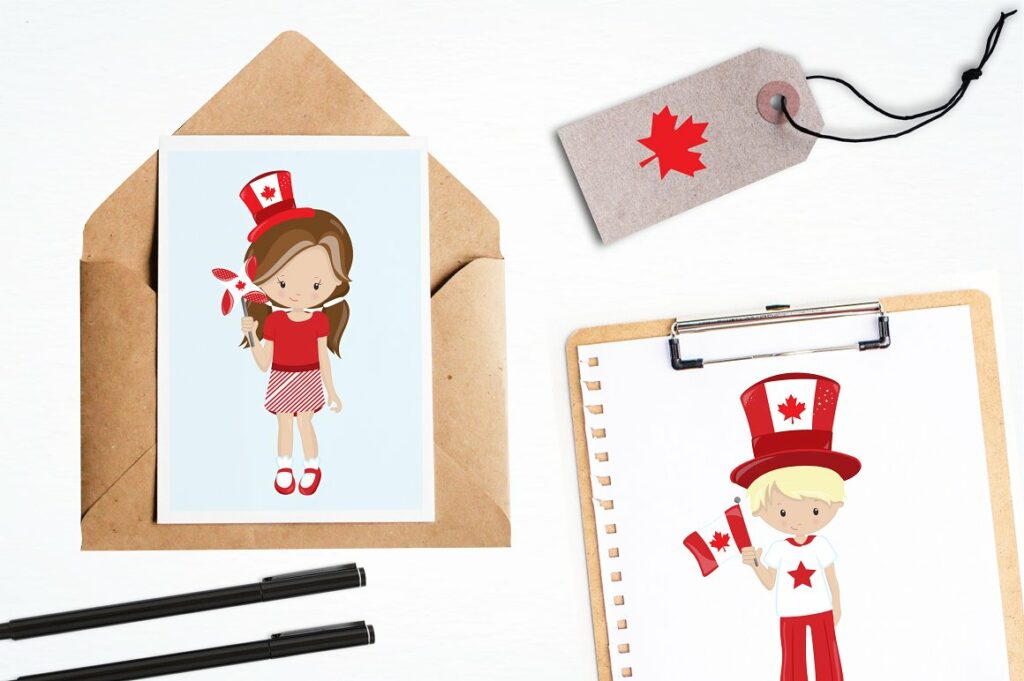 Canada Day Illustration Pack – MasterBundles