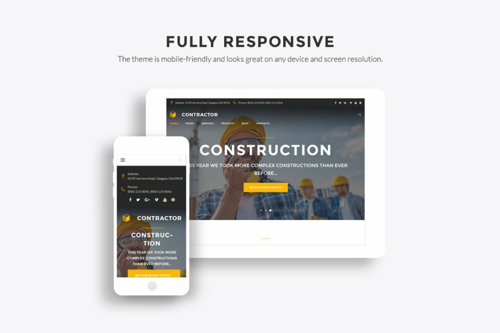 Contractor - Construction Company Theme – MasterBundles